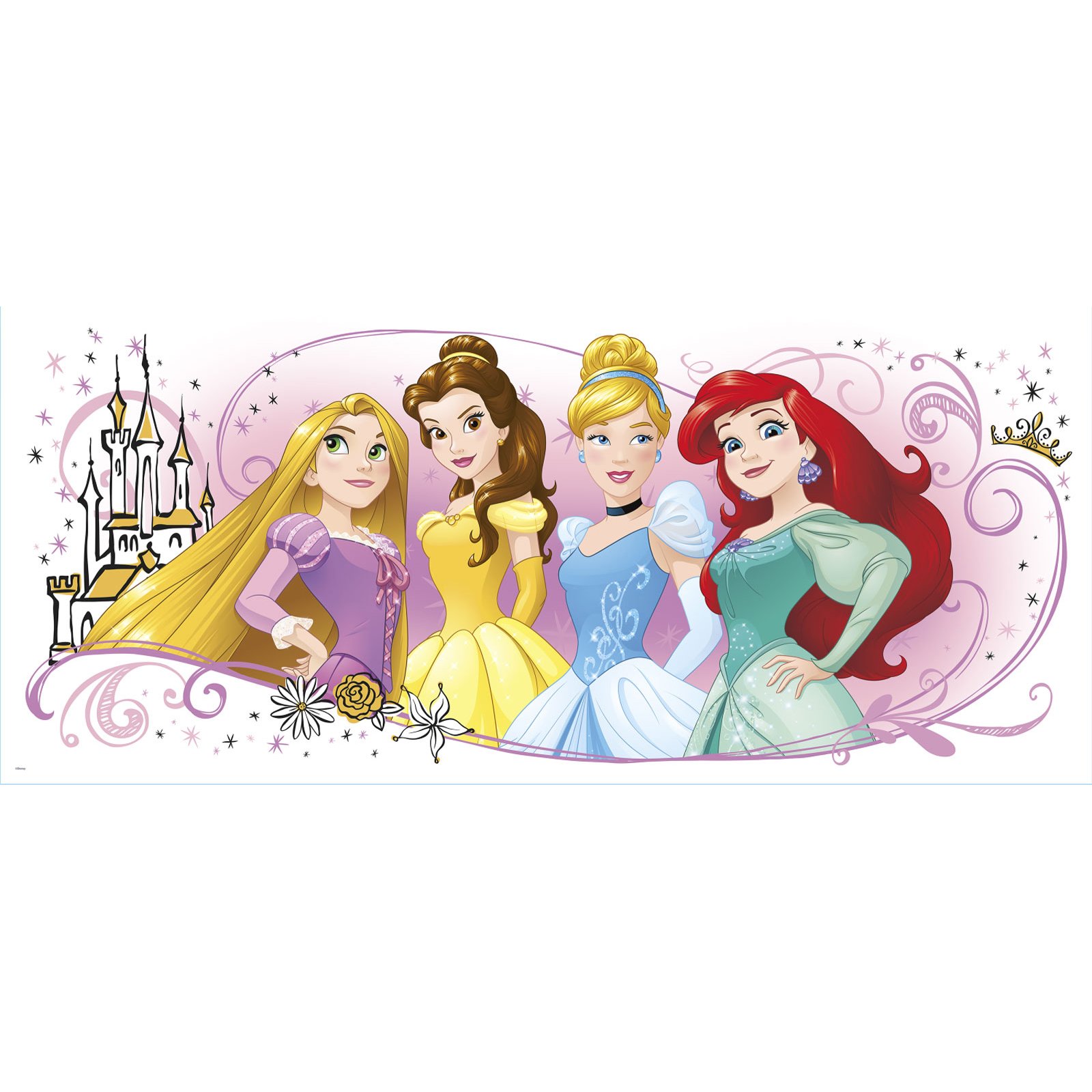 Disney Princess Friendship Adventures Peel & Stick Giant Wall Graphic by RoomMates, RMK3182GM