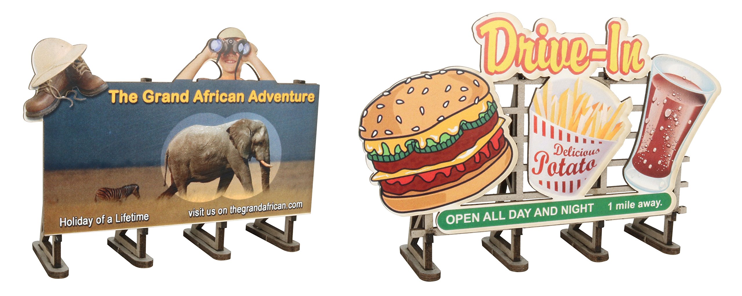 Bachmann Industries O Scale Billboard Kit (2 Pack)