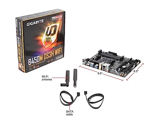 AMD Ryzen 5 4600G 6-Core 12-Thread Unlocked Desktop Processor with Wraith Stealth Cooler Bundle with GIGABYTE B450M DS3H WiFi MATX AM4 Gaming Motherboard