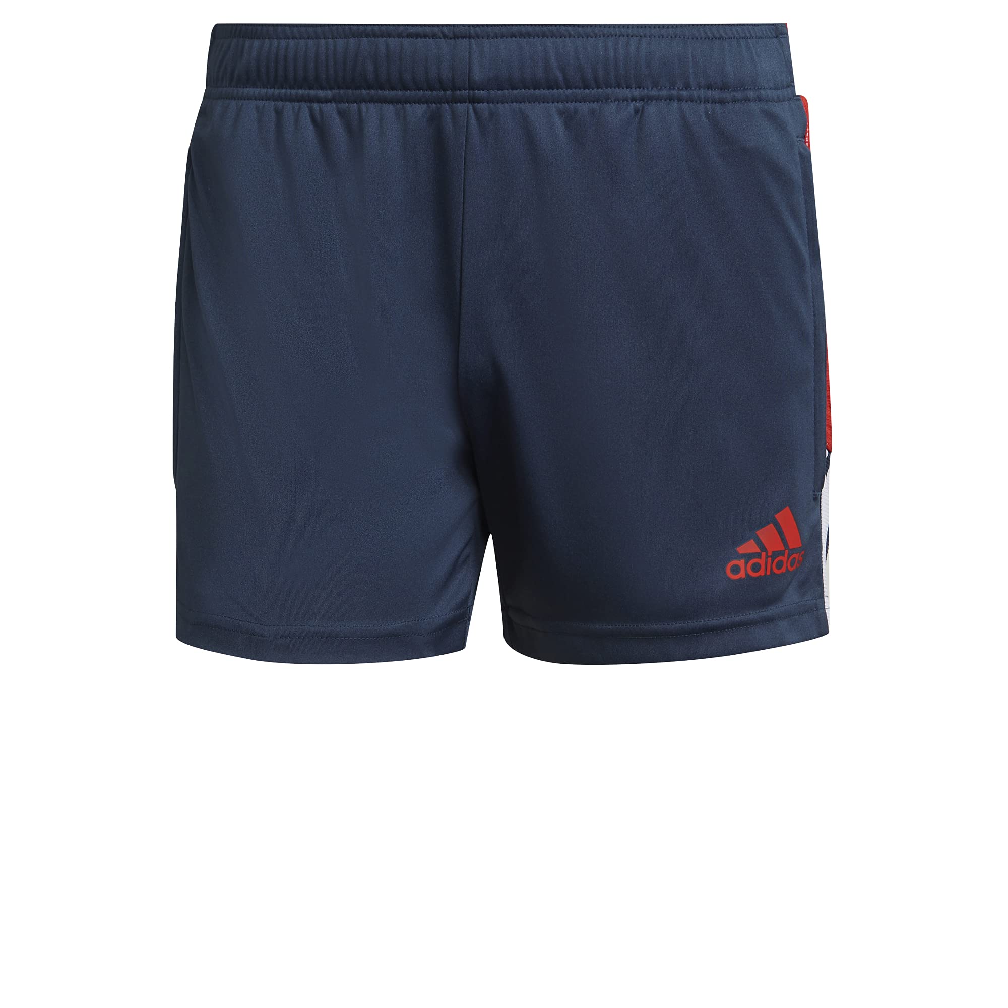 adidas Womens Tiro Training Short Color Up Crew Navy/Vivid Red Small