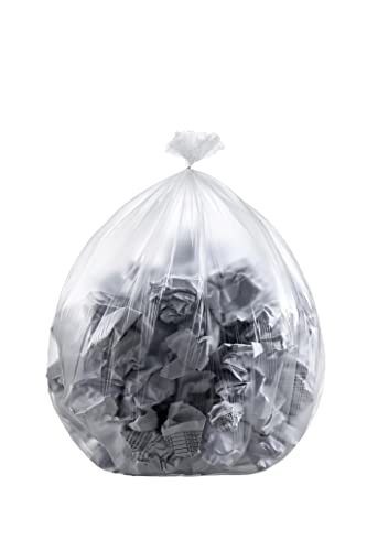 TYPLASTICS Trash Can Liners Bag - Wholesale 1000 Count Garbage Bags on Perforated Roll 10-15 Gallon 24" X 33"