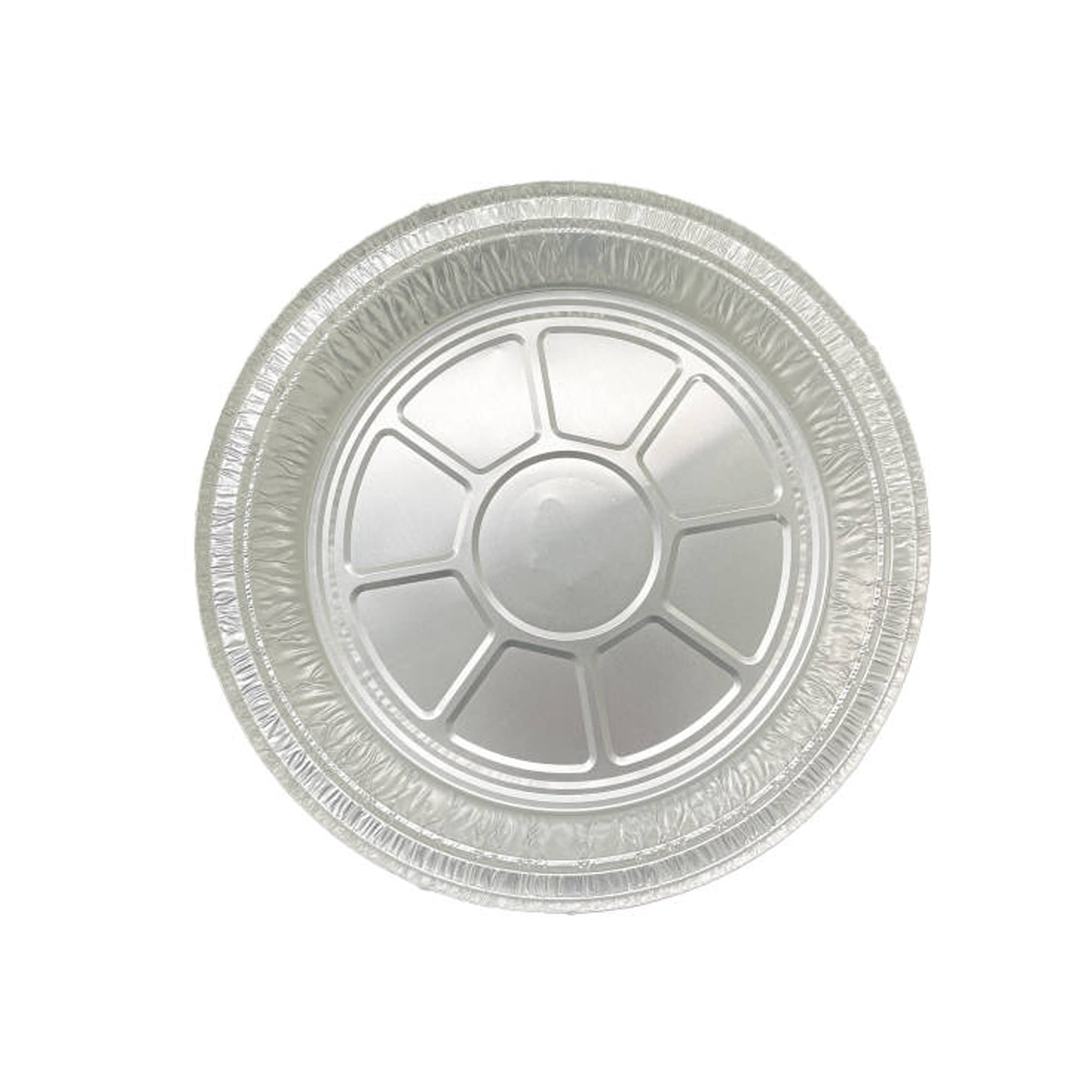 9-inch Aluminum-Foil Pie Pans with Lid β Round Disposable Heavy Duty Pans for Storing, Tart Baking, Reheating and Serving β Oven & Freezer safe - Made in USA (Pack of 20)