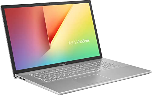 ASUS 2022 Newest VivoBook 17.3" HD+ LED Flagship Laptop | Intel Core i5-1035G1 | HDMI | Windows 11 Home in S Mode | Silver | with Laptop Stand Bundle (Silver, 12GB RAM | 512GB SSD+1TB HDD)