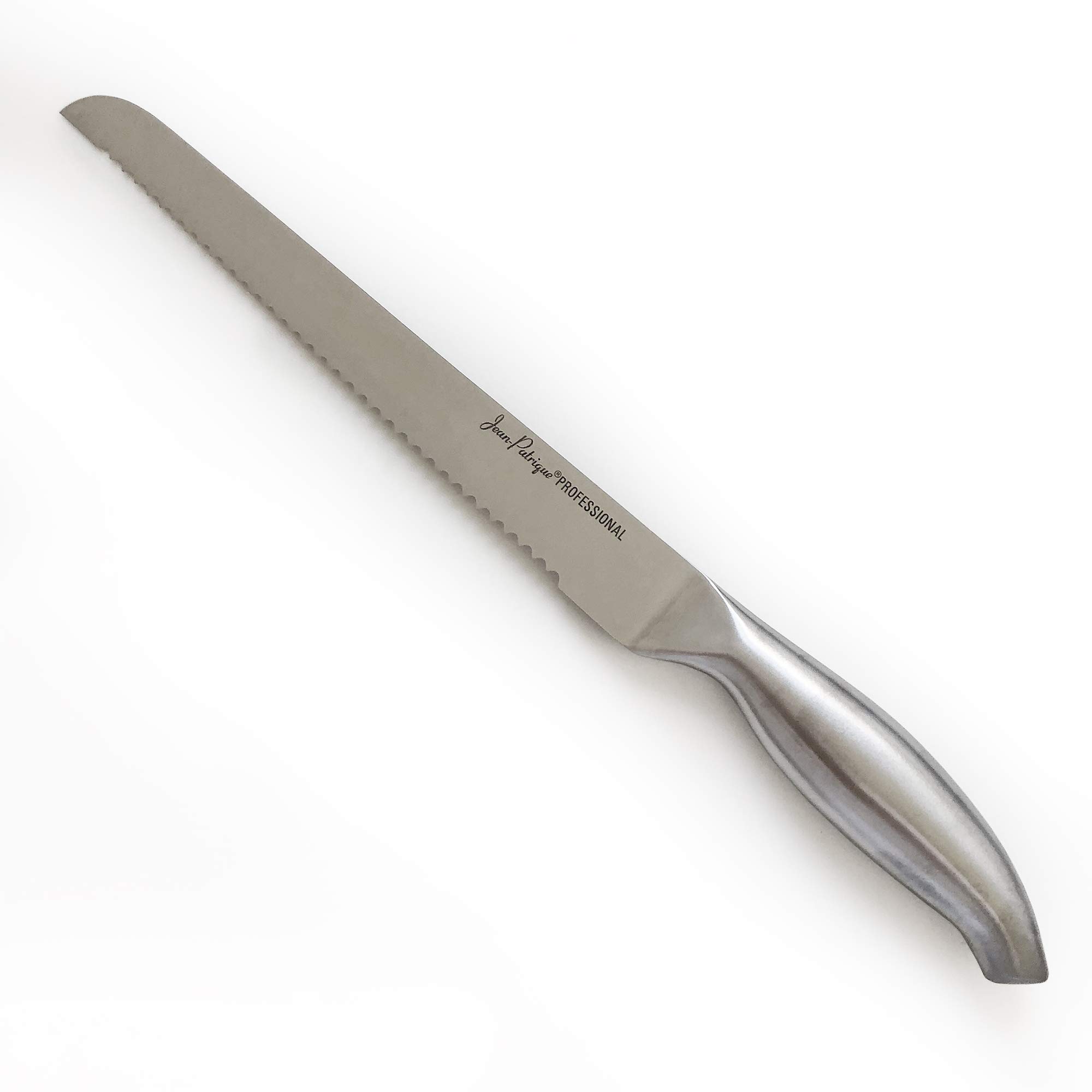 Jean-Patrique Chopaholic Stainless Steel Bread Knife - Single Forged Ergonomic Design Kitchen Cookware Bakeware | 9 Inch