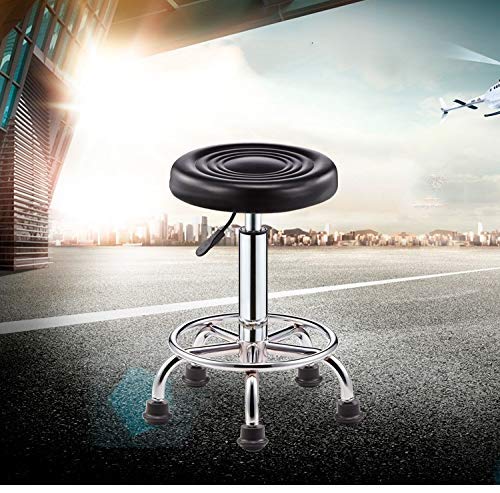 5PCS Low Profile Bell Glides 2" Replacement Office Desk Chair or Stool Swivel Caster Wheels,Easy Conversion from Wheeled Casters to Stationary Feet to Protect Wood or Hardwood Floor
