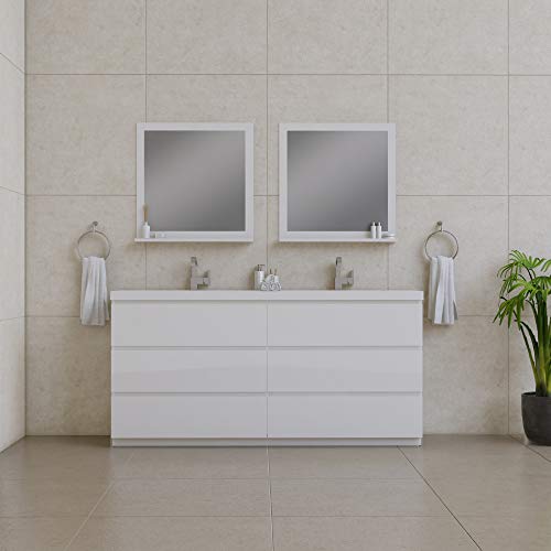 Alya Bath Paterno Bathroom Vanity, White