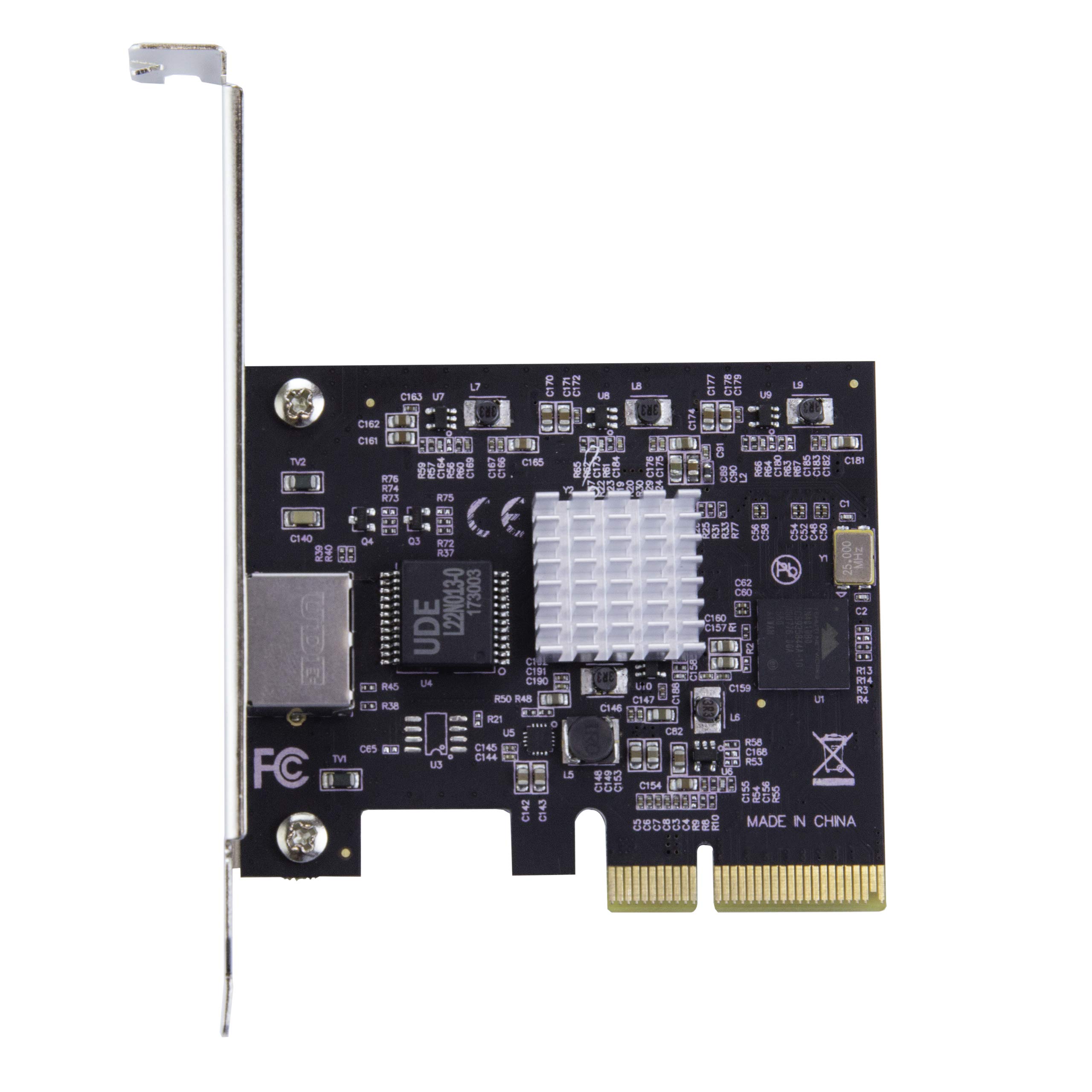 StarTech.com 5G PCIe Network Adapter Card - NBASE-T & 5GBASE-T 2.5BASE-T PCI Express Network Interface Adapter - 5GbE/2.5GbE/1GbE Multi Gigabit Ethernet Workstation NIC - 4 Speed LAN Card (ST5GPEXNB)