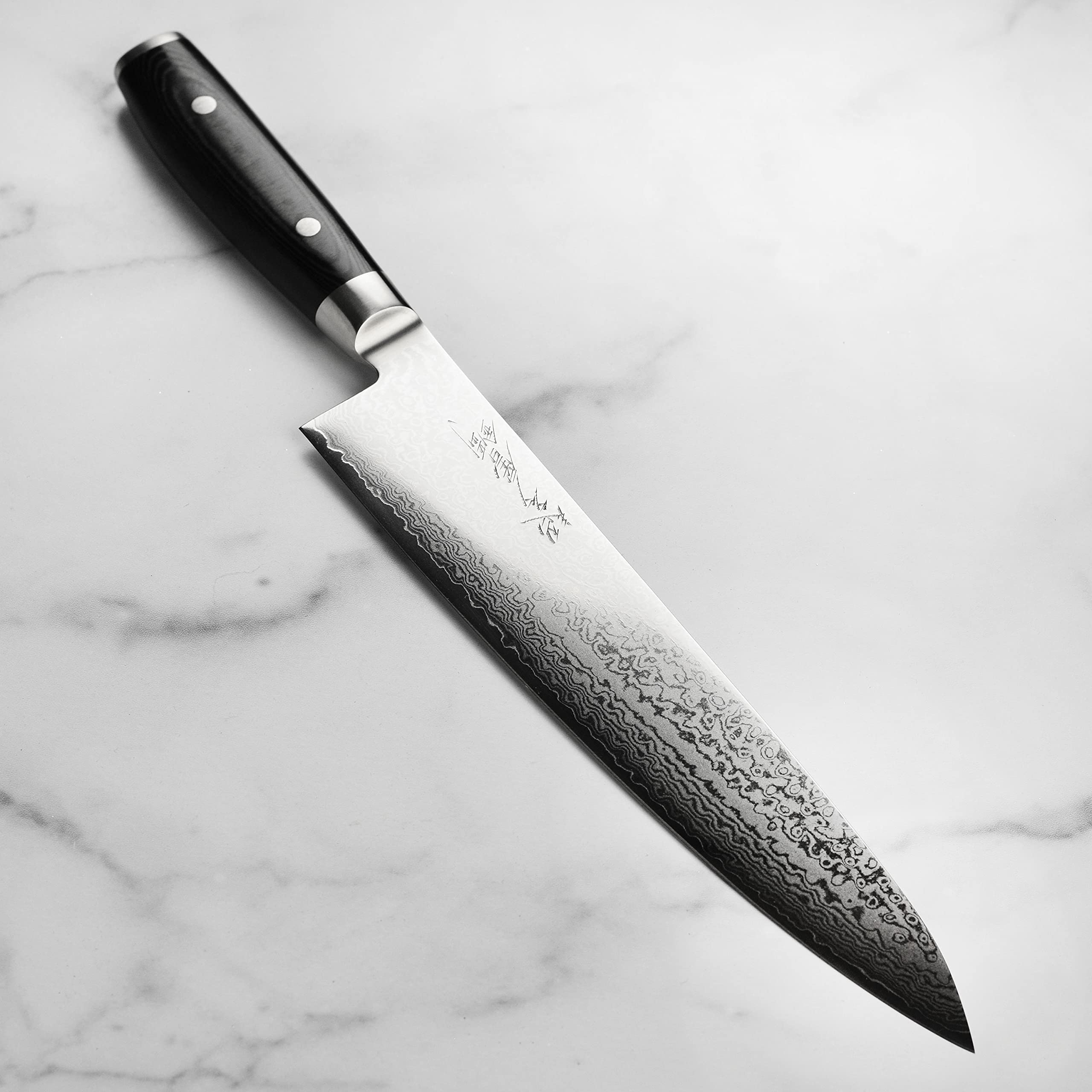 Yaxell Ran Plus 10" Chef's Knife - Made in Japan - 67 Layers VG10 Damascus
