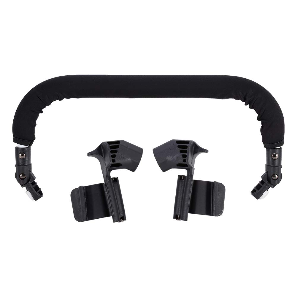 QWERT Cozy Stroll Handle Extension Bar - Universal Fit for Strollers, Jogging Strollers and Umbrella Strollers - Quick and Easy to Use, Handlebars Armrest Bumper Bar