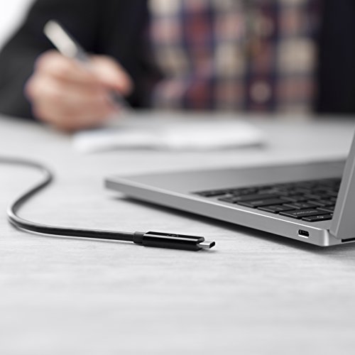 Belkin USB C Cable - Thunderbolt 3, 6.5 Feet/2 Meters, USB C to USB C Cable Type, Fast Charging Up To 100 Watts, Fast Transfer up to 40 Gbps, Supports 5K Ultra HD Displays - Black