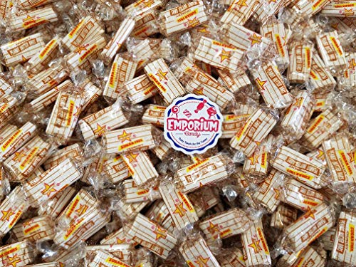 Atkinson's Sugar Free Peanut Butter Bars - Delicious Individually Wrapped 1 lb Bulk Frosted Coated Candy