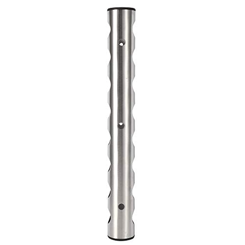 8 Holes Wall Mounted Wine Holder, Stainless Steel Wine Bottle Shelf with Installation Accessories, Barrel Stave Vertical Red Wine Bottle Rack, for Household Bar Supplies