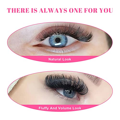 TDANCE-Premade-Fans-Eyelash-Extensions, 10D Superior Lash Extensions Premade Fans Russian Volume Fans Pre Made Lash Fans Middle Stem 8-15mm Mixed Length(Middle Stem,10D-0.07-D,8-15mm)