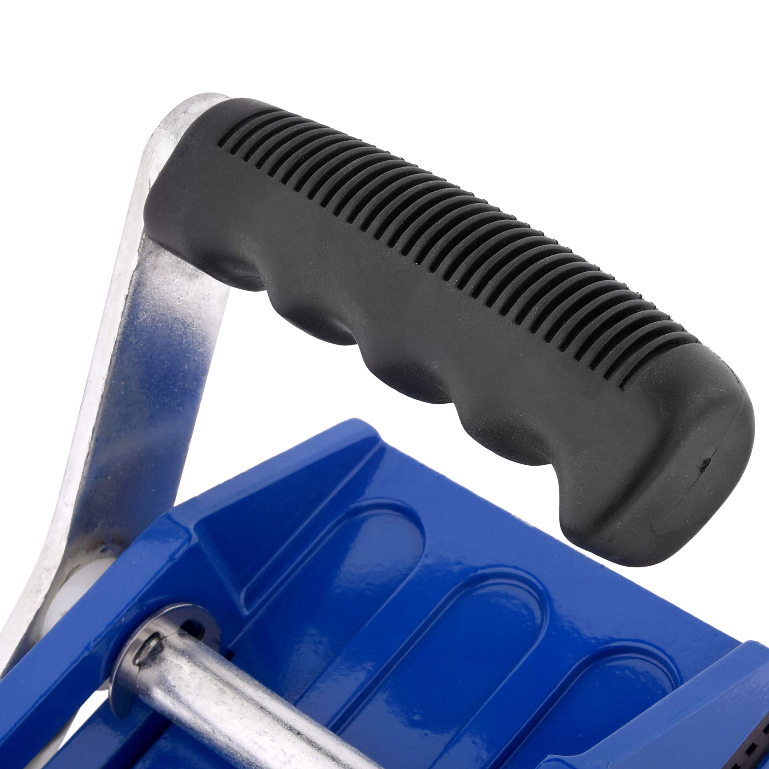 2PCS Double Handed Stone Carrying Clamps Granite Panel Carriers Lifter Tools for Lifting Quartz Worktops Slabs Marble with Rubber-lined