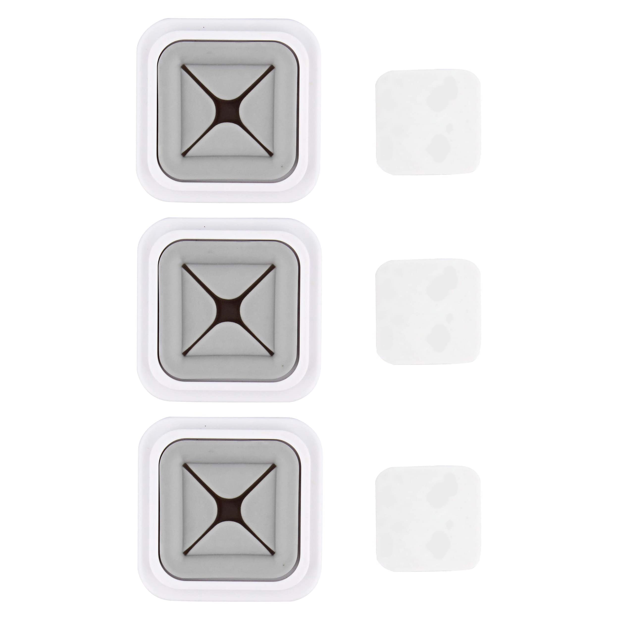 7Penn Bathroom Hand Towel Holder Clip - 3pk Kitchen Towel Push Holder Adhesive Rag Hanger Towel Pinch Holder