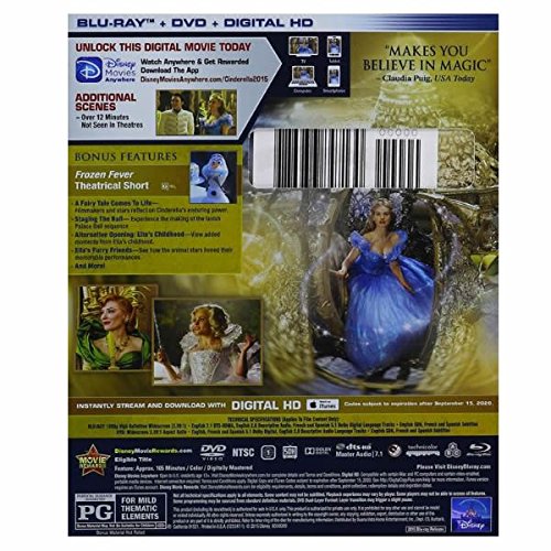 Disney's Cinderella DVD + Blu-Ray