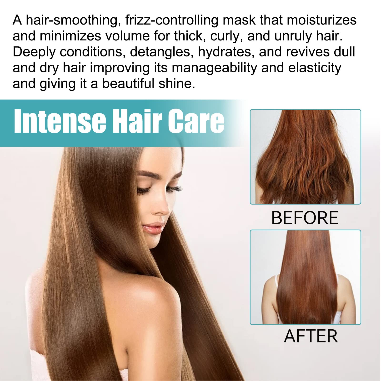 3PCS Silk and Gloss Nourishing Collagen Hair Straightening Cream by Maigoole - Protein-Enriched, Fast Smoothing Formula