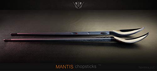 MANTIS Chopsticks, Multifunction, Spoon forming, Bidirectional, (1-pair) - (rev2, 2022)