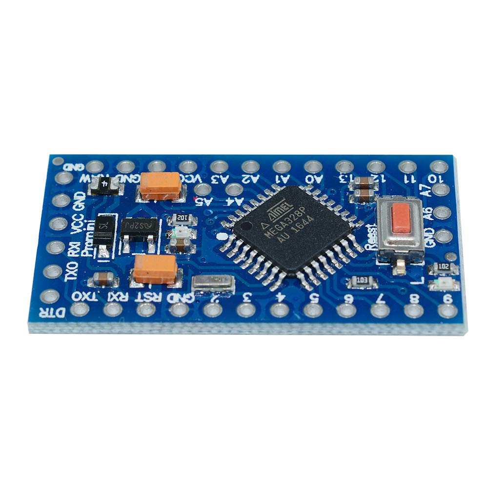 diymore 5pcs Pro Mini ATmega328P 3.3V 8M Module Board with Crystal Oscillator Pins Replace ATmega128