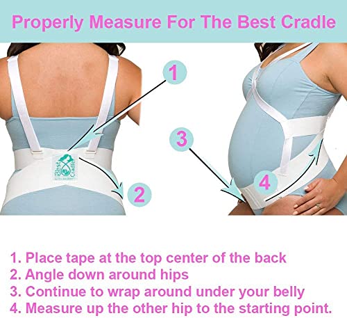 It's You Babe Best Cradle-Medium | Medical Grade Adjustable Prenatal Cradle | Maternity Baby Belly Band Support Belt | Award Winning, Medium