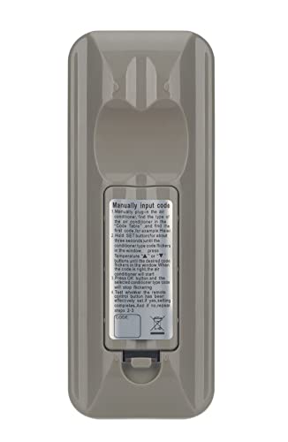 AULCMEET Universal Air Conditioner Remote Control LCD A/C Conditioning Controller Compatible with Mitsubishi Toshiba HITACHI FUJITSU Daewoo LG Sharp Samsung ELECTROLUX SANYO AUX GREE Air Conditioner