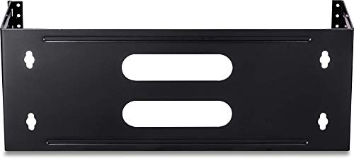 TRENDnet 4U 19-inch Hinged Wall Mount Bracket for Patch Panels and PDU Power Strips, TC-WP4U, Supports EIA-310, Steel Construction,Use with TRENDnet TC-P24C6 & TC-P16C6 Patch Panels(Sold Separately)