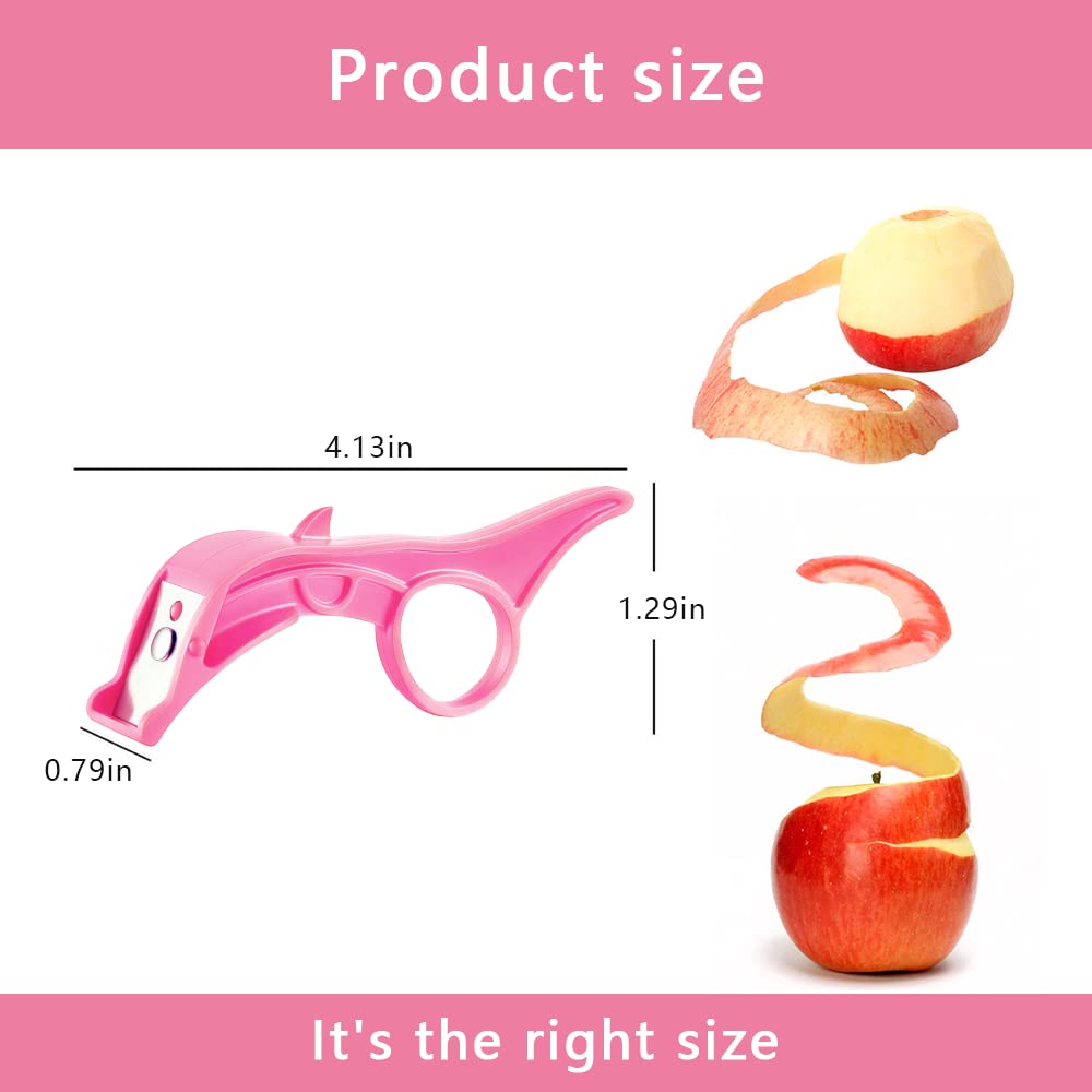 2PCS Fruit peeler peeling tool Multifunctional ring peeler Fruit and vegetable peeler, used to peel potatoes, carrots, cucumbers, pears and oranges