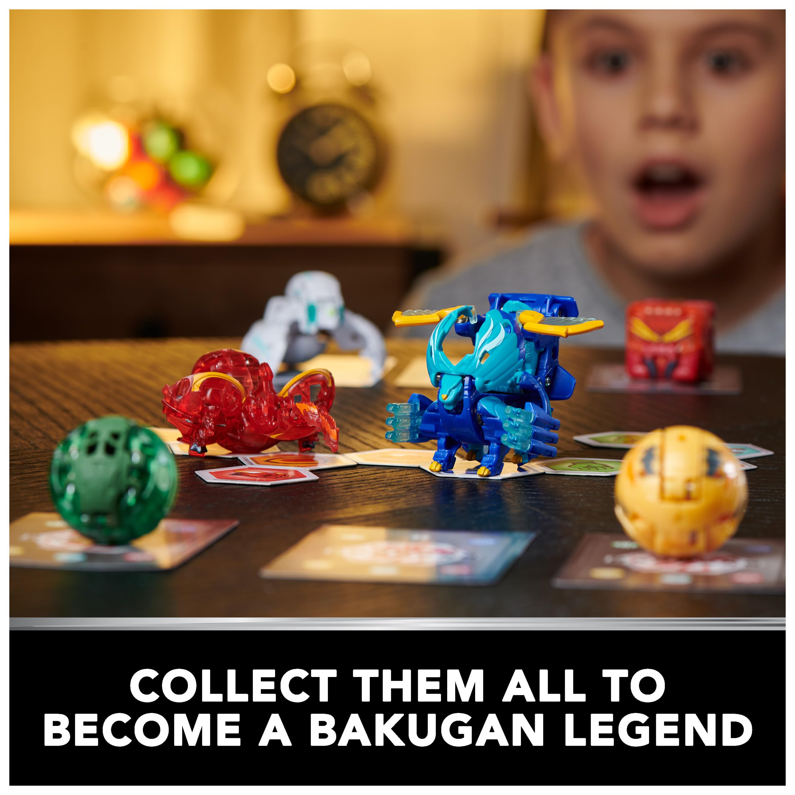 Bakugan Starter Pack 3-Pack, Fenneca Ultra, Geogan Rising Collectible Action Figures, Kids Toys for Boys