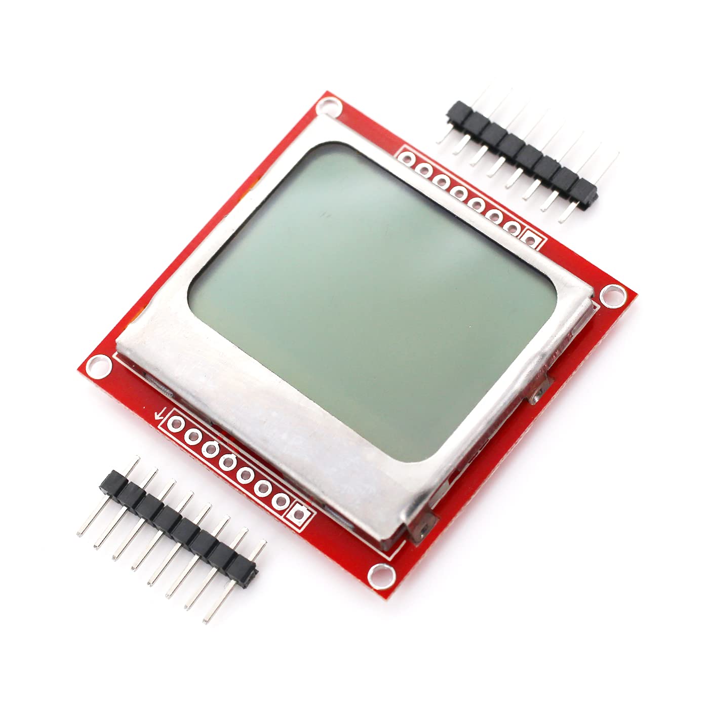 SEEU. AGAIN 8448 84x48 LCD Module White Backlight PCB Compatible with 5110 pi
