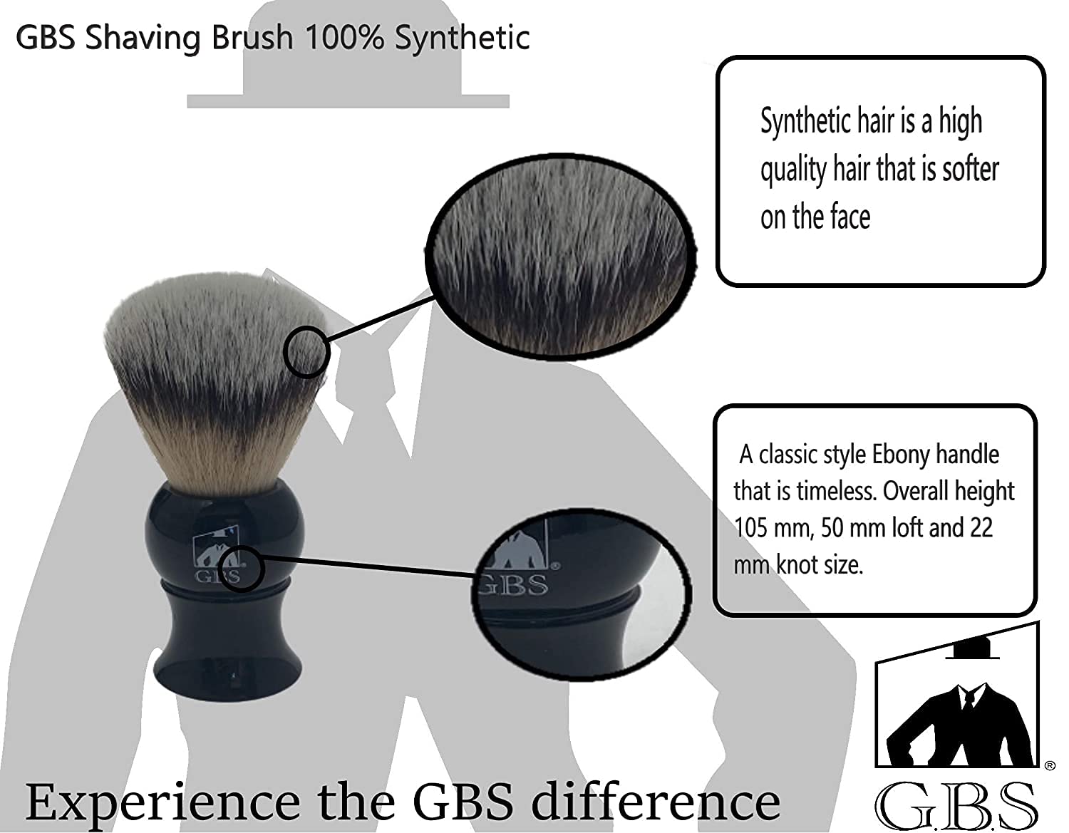 G.B.S Wood Straight Razor, Complete Beard, Shaving kit Box - Mug, Natural Soap, Brush, Alum Block, Strop