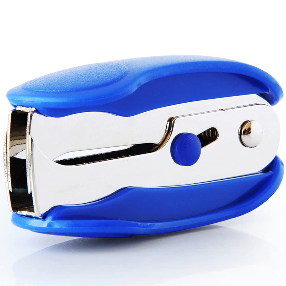 3 Pcs Staple Remover Safety Staple Remover Tool Staple Remover with Steel Jaw for Daily Use in The Office and at Home Ergonomic Shape Stapler Remover Tool - Random Black/Blue/White