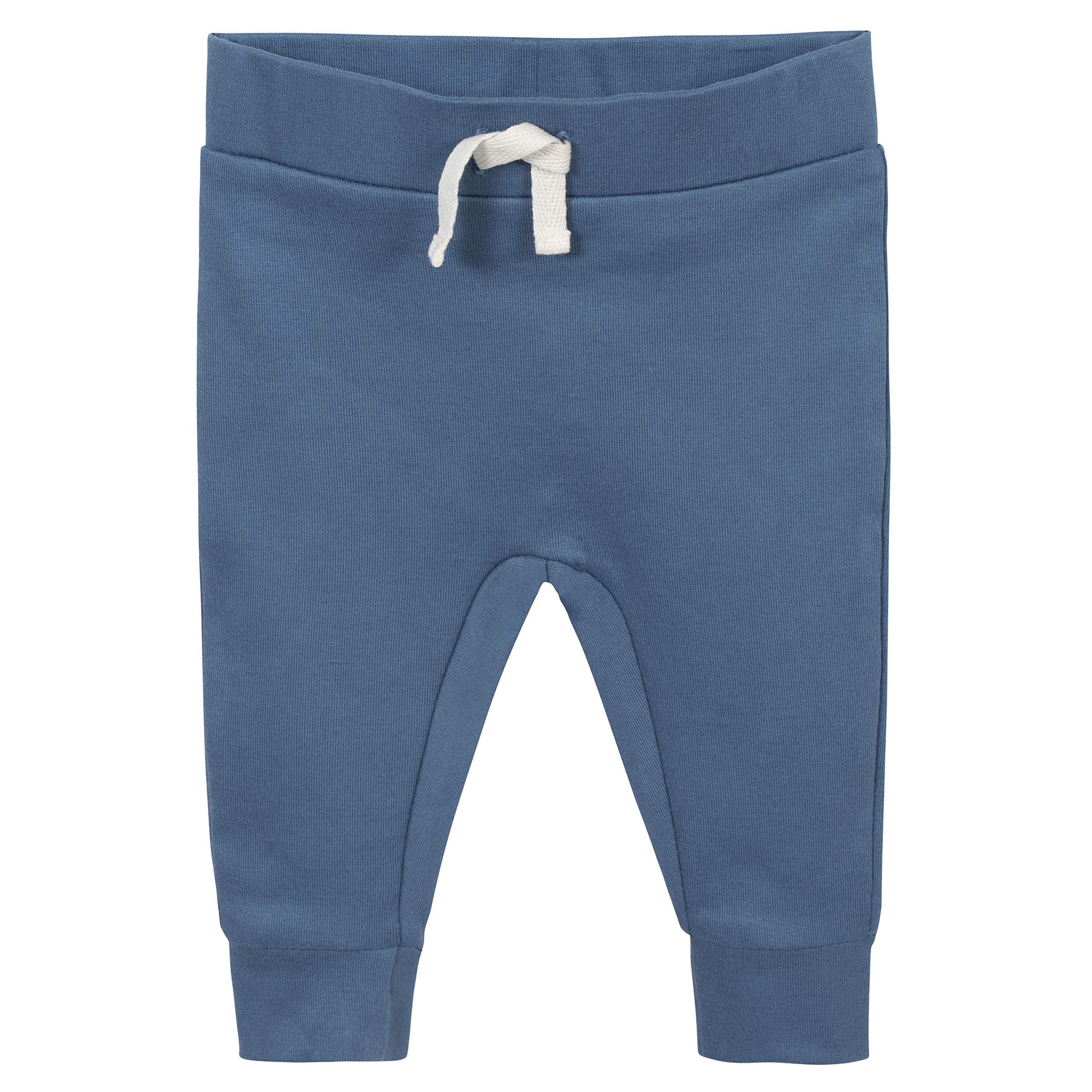 Grow by Gerber Baby Boys 2-Pack Pants, Blue/Black, 6-9 Months