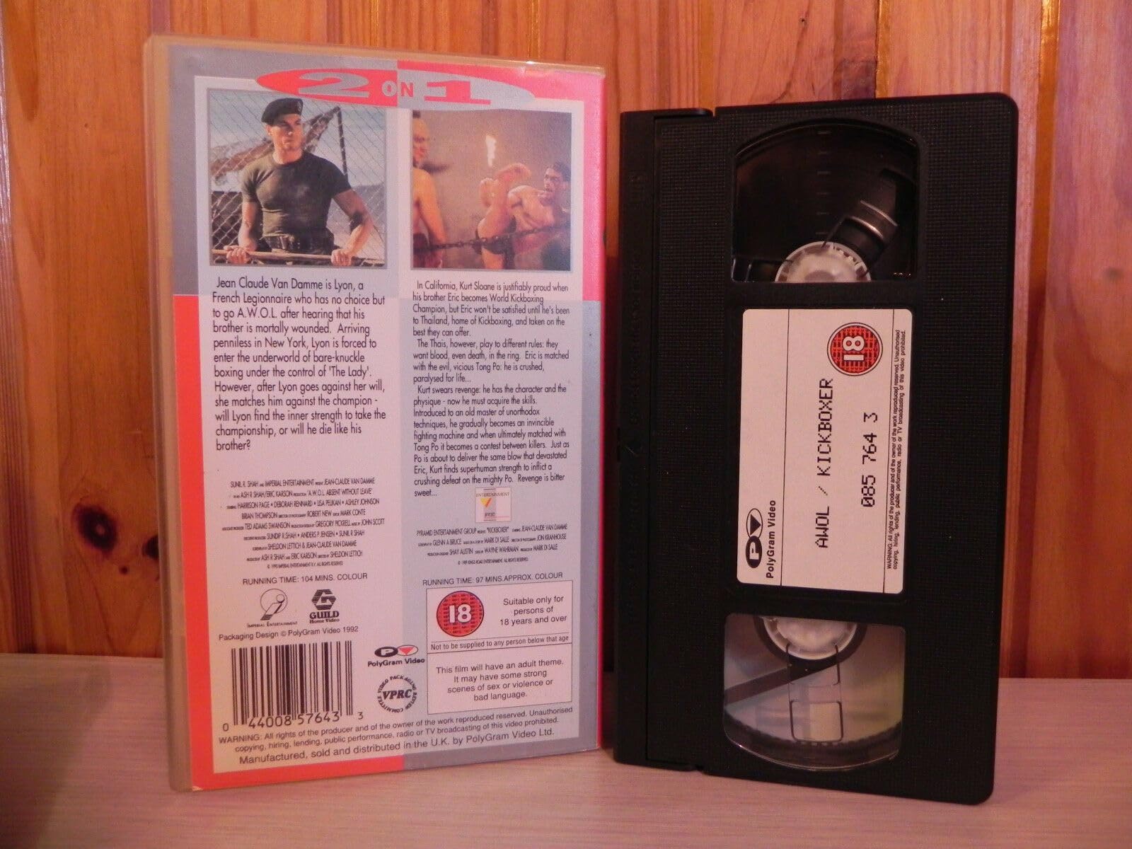 Awol/Kickboxer [VHS]