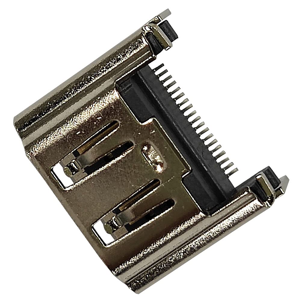 2PCS HUANMEFANG New Replacement HDMI Port Socket Plug Jack Interface Connector for Sony Playstation 4 PS4 (NOT FIT for PS4 Slim/PRO)