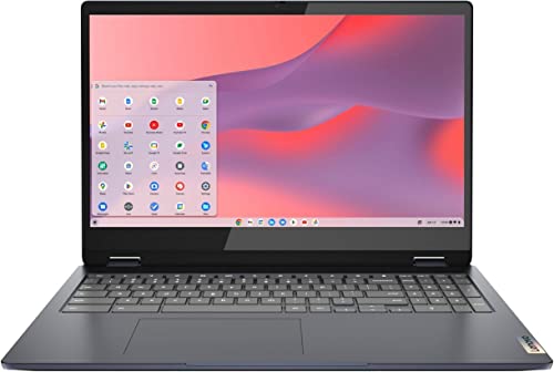 Lenovo Ideapad 2023 Newest Flex X360 Chromebook Spin 2-in-1 Convertible Laptop Business, Intel Celeron N4500 Processor, 15.6" FHD IPS Touchscreen, 4GB RAM, 64GB eMMC,WiFi 6, Chrome OS+MarxsolCables