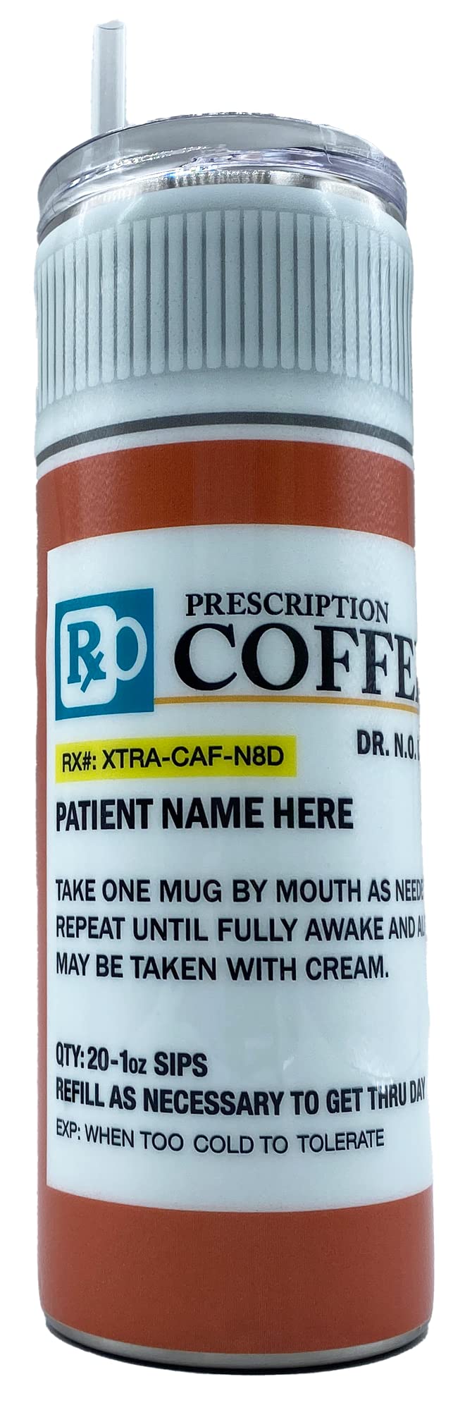 4CInk - Personalized Prescription Coffee Mug - Personalize it with a custom Name, Great for Birthdays, Holidays, Office Gift, Stocking Stuffer, Gag Gift for Doctor, Nurses, Pharmacists
