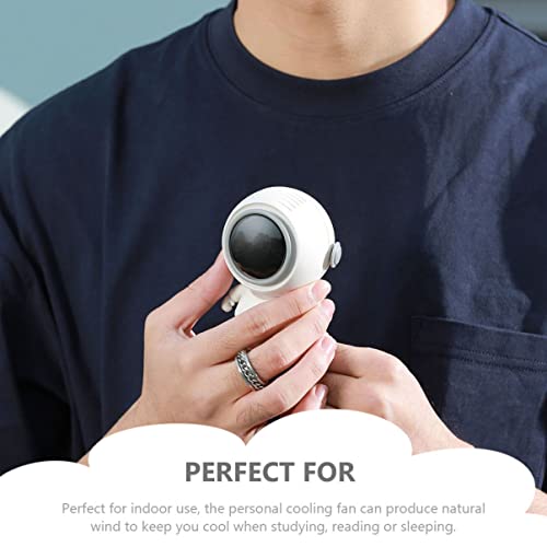 Amosfun Wearable Air Conditioner Rechargeable Neck Fan Neckband Fan Camping Fan with Light Portable Neck Fan