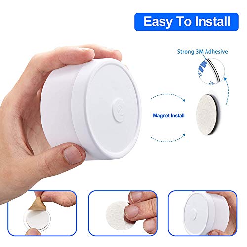 S SELDORAUK Touch Night Lights for Kids with Dimming Function, Rechargeable Baby Nursery Night Light, Dimmable Bedside Lamp for Breastfeeding and Sleep (White, 2Pack)