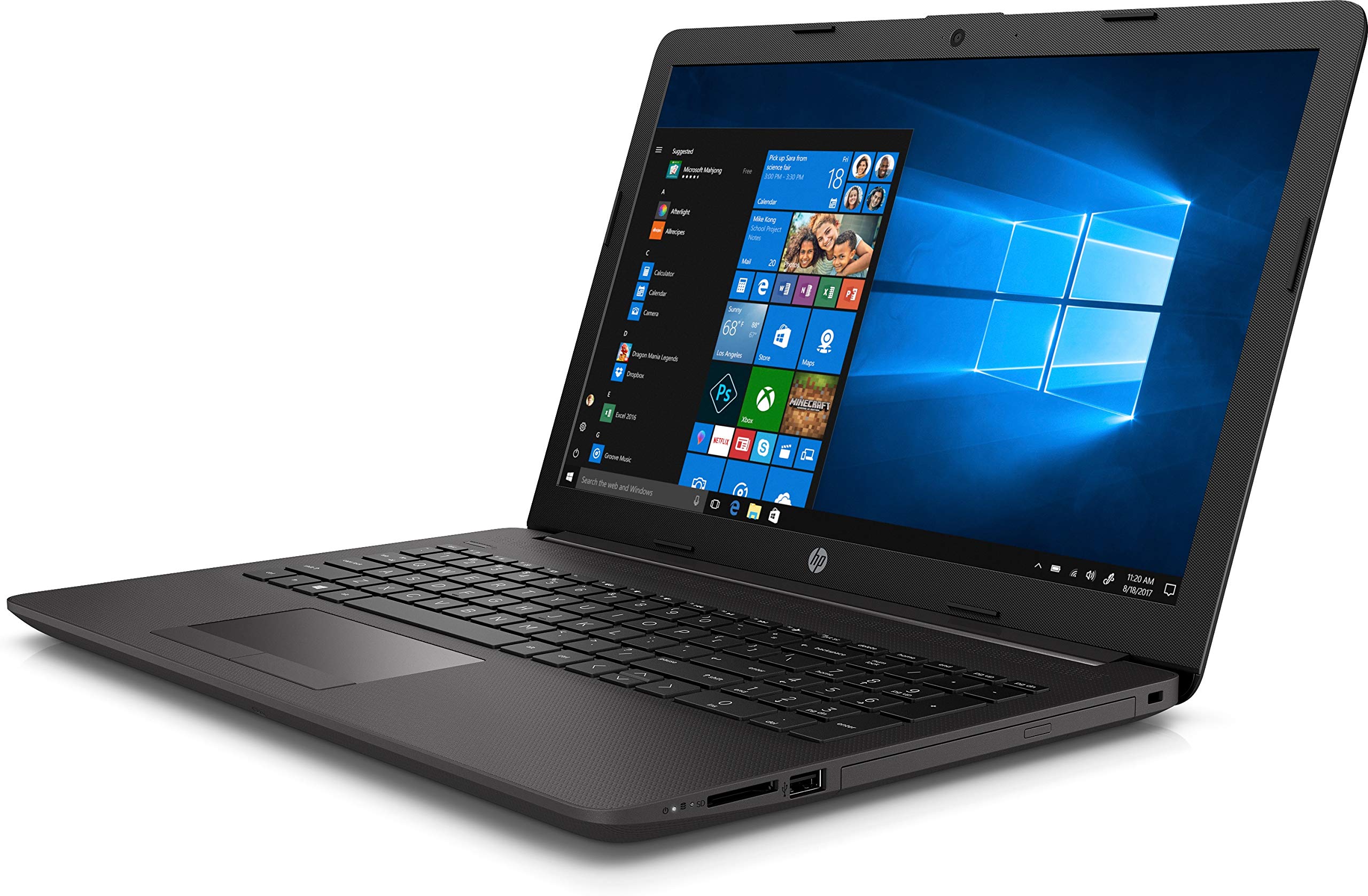 HP 255 G7 15.6" Notebook - A4-9125 - 4 GB RAM - 500 GB HDD - Windows 10 Home 64-bit - AMD Radeon R3 Graphics - English Keyboard,Black
