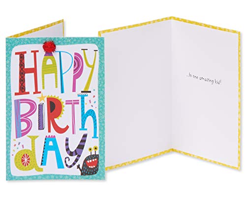 American Greetings Premium Birthday Cards, Kid-Friendly Designs (8-Count)