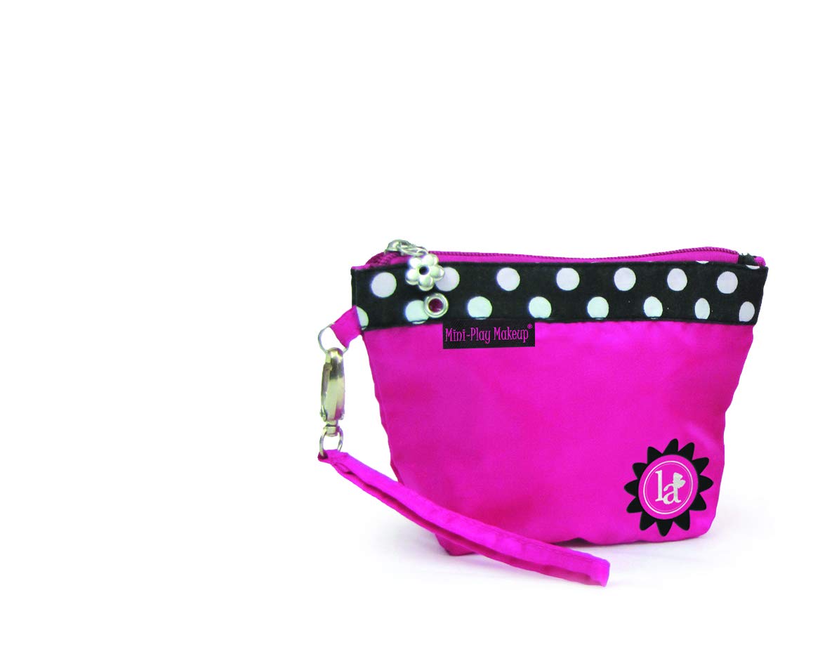 Mini-Play Makeup Clutch Pink Purse & Kids Pretend Makeup Kit