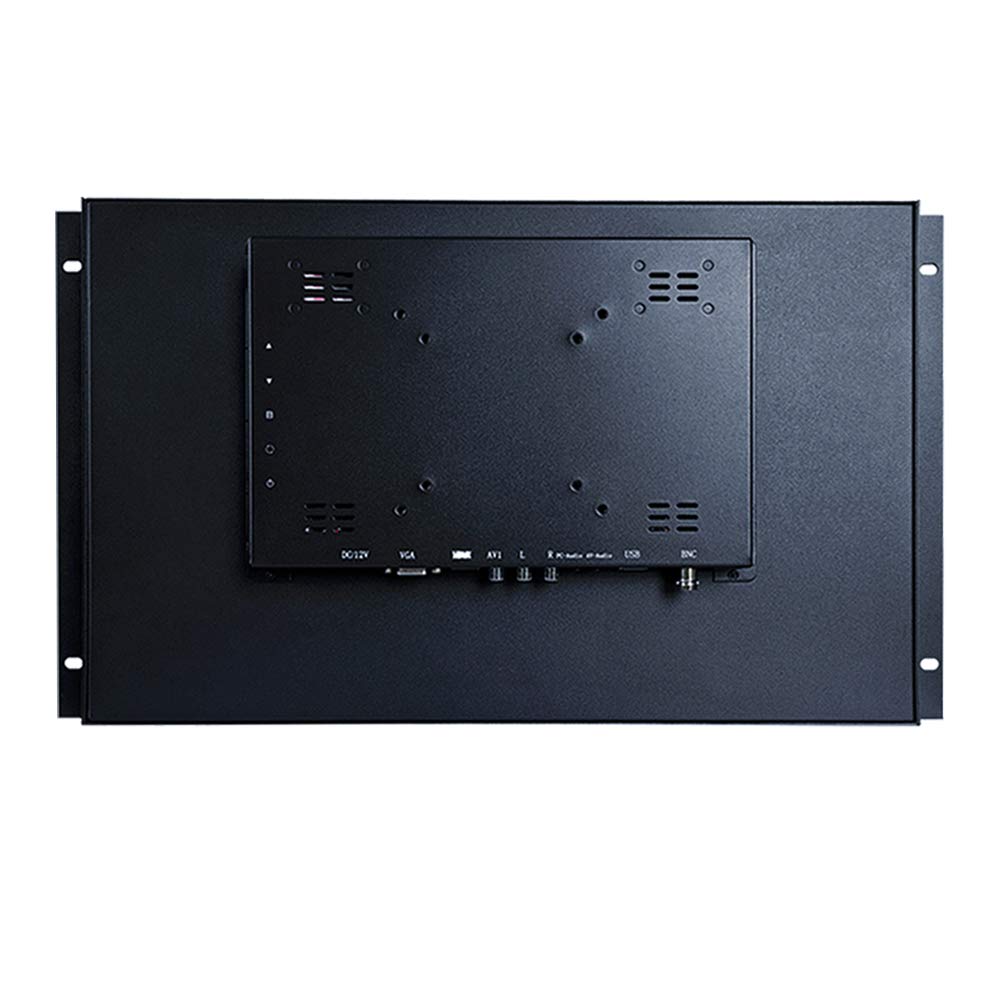 iChawk 19'' inch PC Monitor 1440x900 16:10 Widescreen HDMI-in USB Mteal Case Embedded Open Frame Wall-Mounted Industrial 4 Wires Resistive Touch LCD Screen Display with Built-in Speaker K190MT-592R