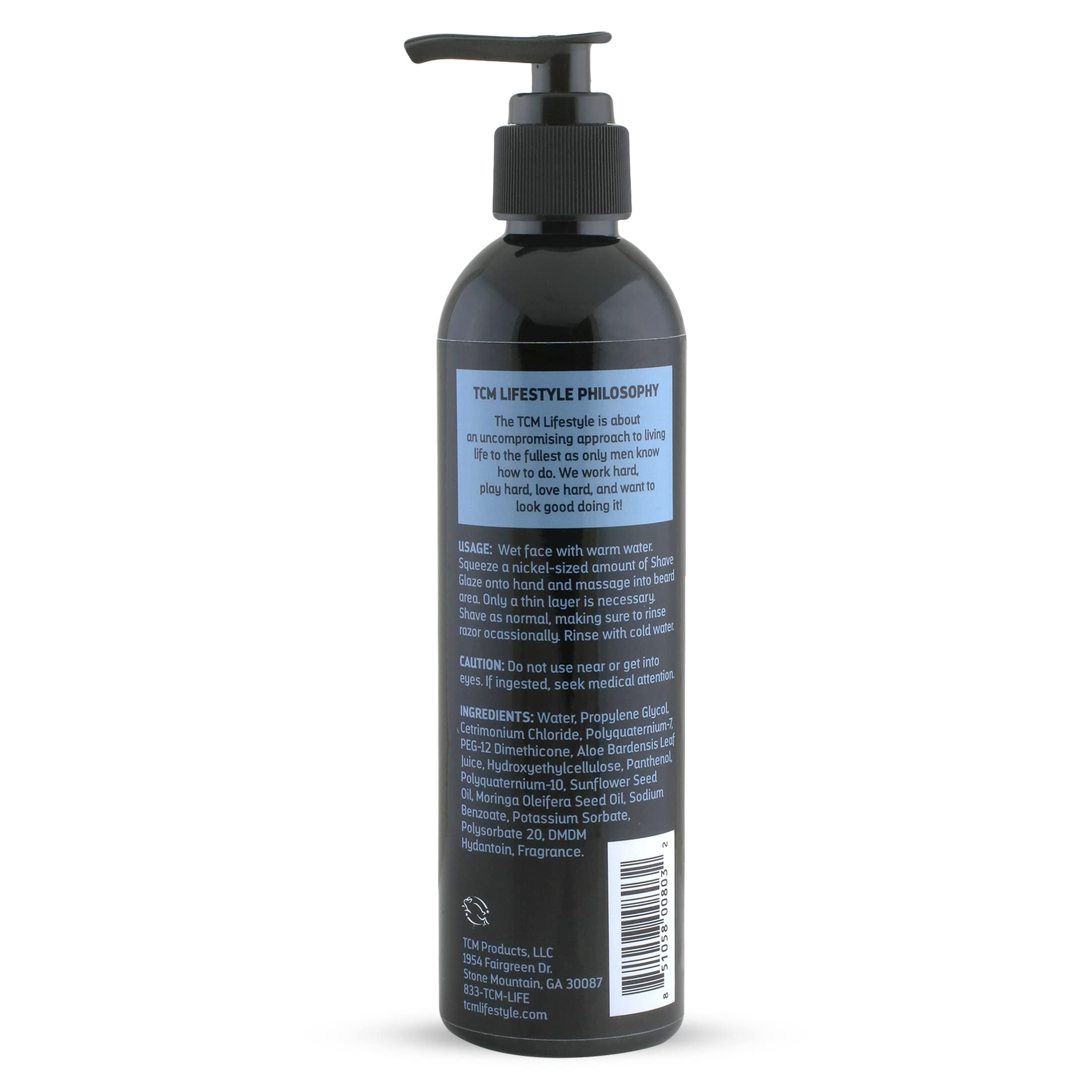 TCM 3N1 Men's Shave Glaze for Close Comfortable Shave 8oz