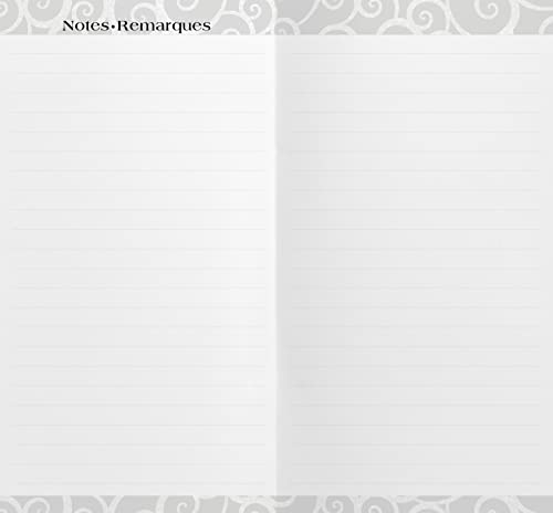 2023-2024 Silver Glitter (Bilingual French) Pocket Planner