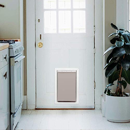 Medium Replacement Dog Door Flap Compatible with PetSafe Freedom Doggie Doors PAC11-11038 - Measures 8 1/4" x 12 1/4" Made from Flexible, Durable, Weather Resistant Materials- Doggie Door Flap