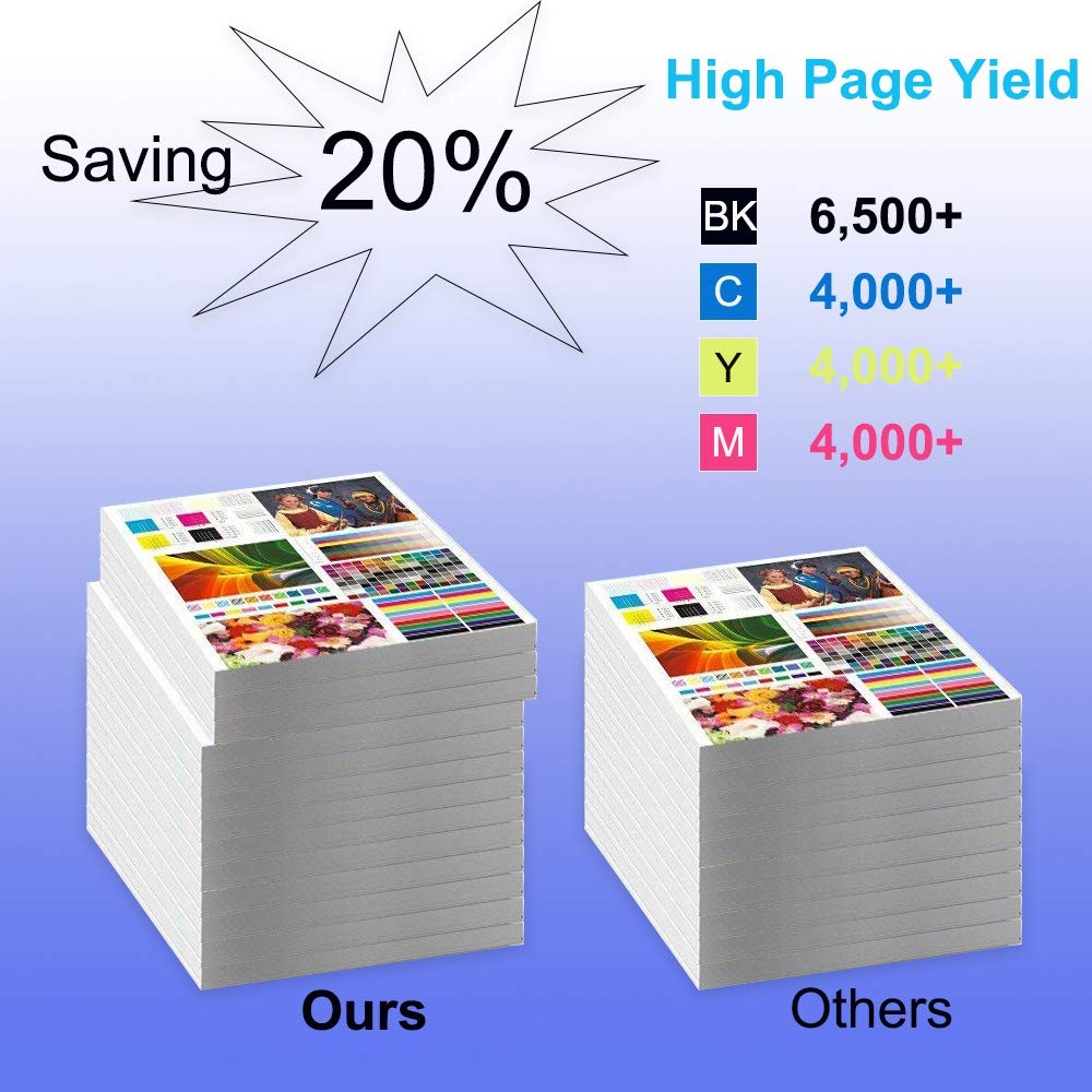 8-Pack (2BK+2C+2Y+2M) Compatible High Yield 308A 309A (Q2670A Q2671A Q2672A Q2673A) Toner Cartridge use for HP Color 3700DTN 3700HDN 3700N Printer