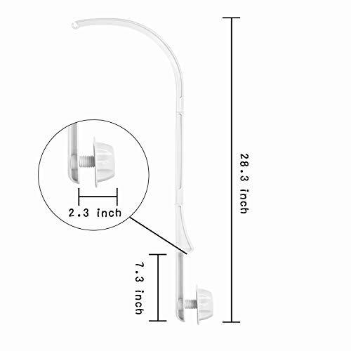 HLEEDUO 28 inche Baby Mobile arm for cirb with Music Box Motor,Crib Mobile arm Mobile Holder for Crib,nursey Mobile arm with Mobile Motor