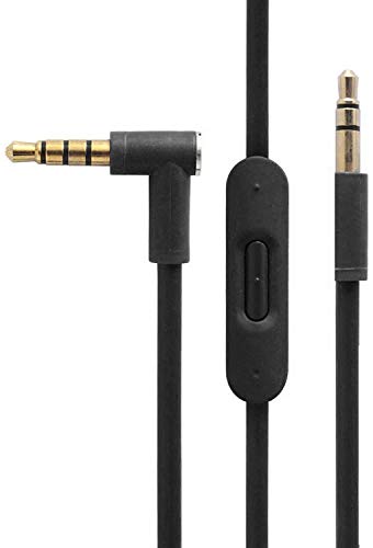 Xivip Solo Replacement Cable with in-line Microphone and Control Compatible with Beats by Dr Dre Headphones Studio Pro Detox Wireless Mixr Executive Pill(Black)