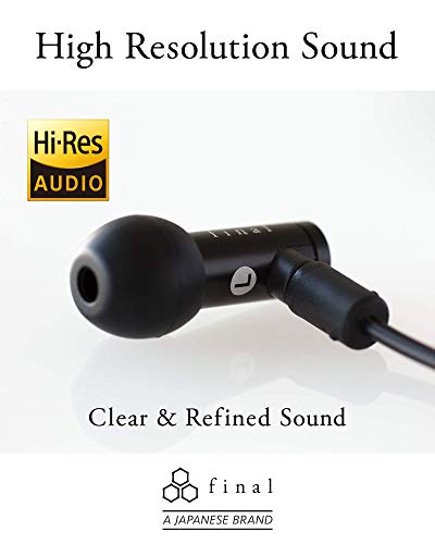 Final E4000 High Resolution Sound Isolating In-Ear Headphones Earphones