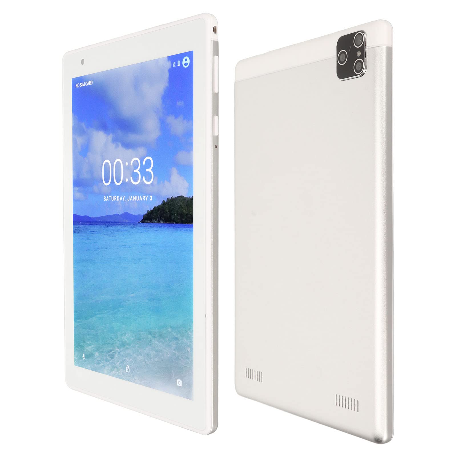 8.1 Inch Tablet, Android 10 2.4/5Ghz WiFi Tablet PC, 4+64GB, MTK6592 CPU, 720x1280 Resolution, with 3 Card Slots, for Entertainment